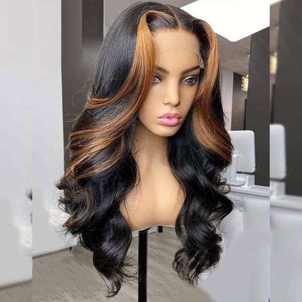 brown skunk highlights