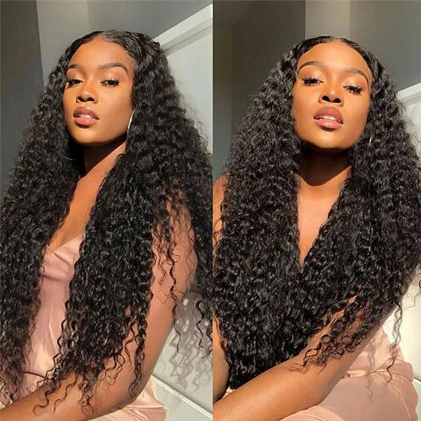 Junoda Kinky Curly 5x5 Lace Wig Bleached Glueless Lace Wig for Sale cs ...